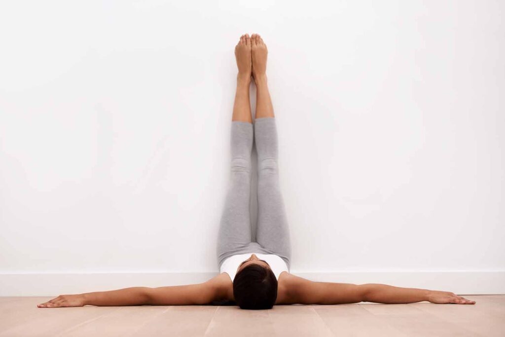 Legs Up the Wall Pose in Yoga | Legs Up the Wall Yoga Pose | Yoga Poses and Benefits